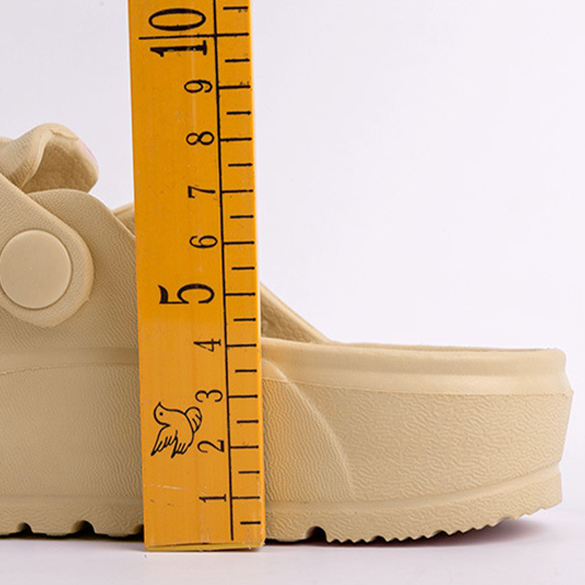 Light Camel Closed Toe Low Heel Sliders | modlily.com - USD 19.98