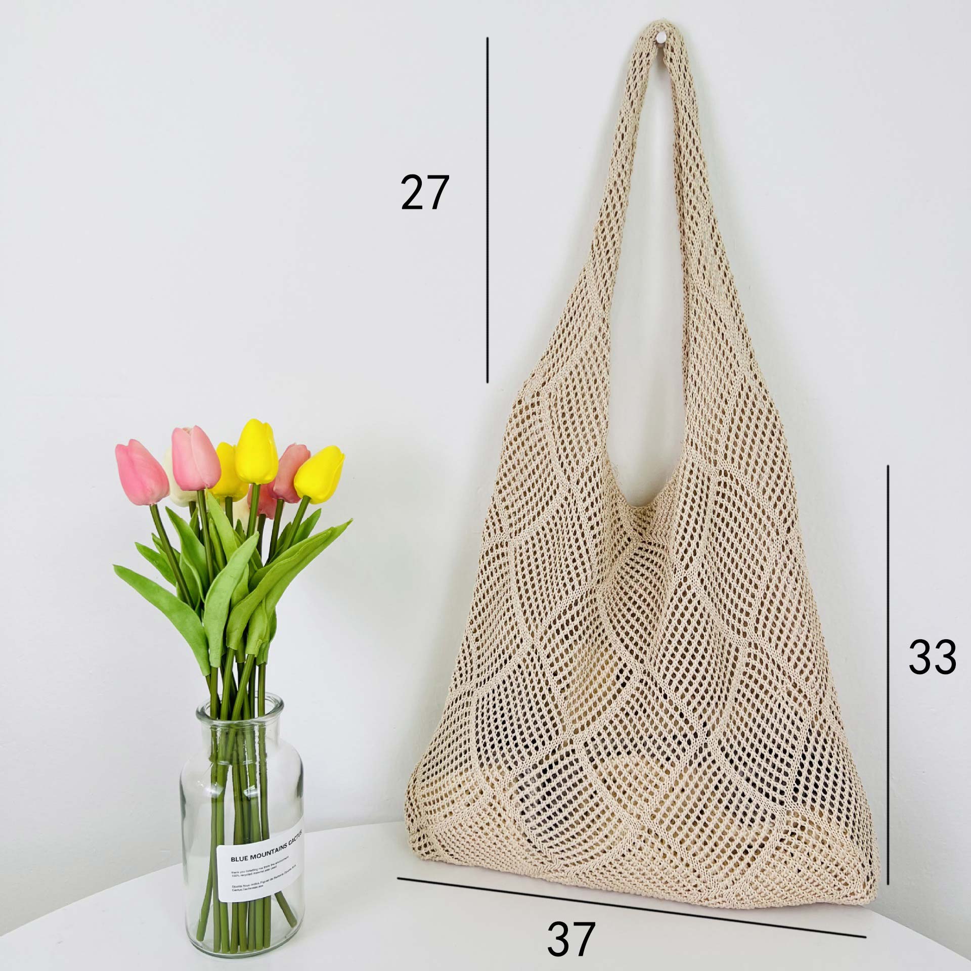 Light Camel Color Open Shoulder Bag | modlily.com - USD 25.98